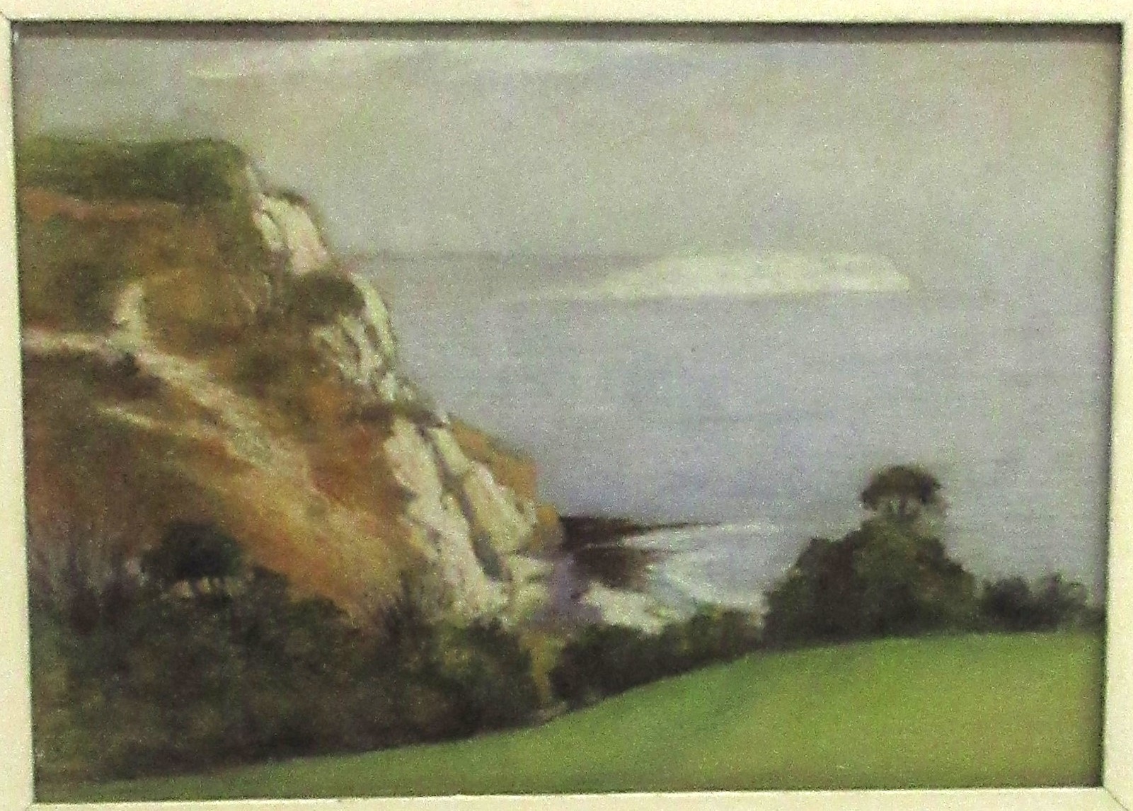 Cliff Edwards | Extensive Coastal landscape, cliffs beyond | MutualArt