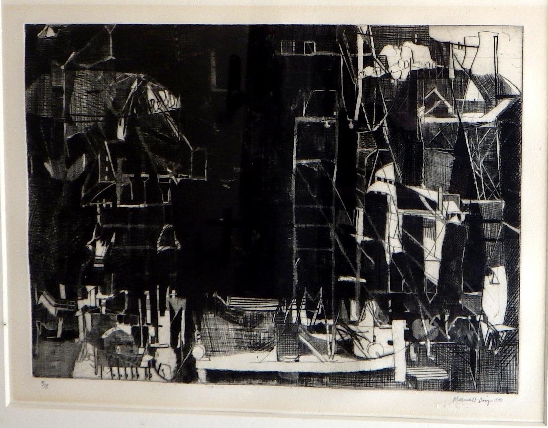 Maxwell Doig | Pylons (1990) | MutualArt