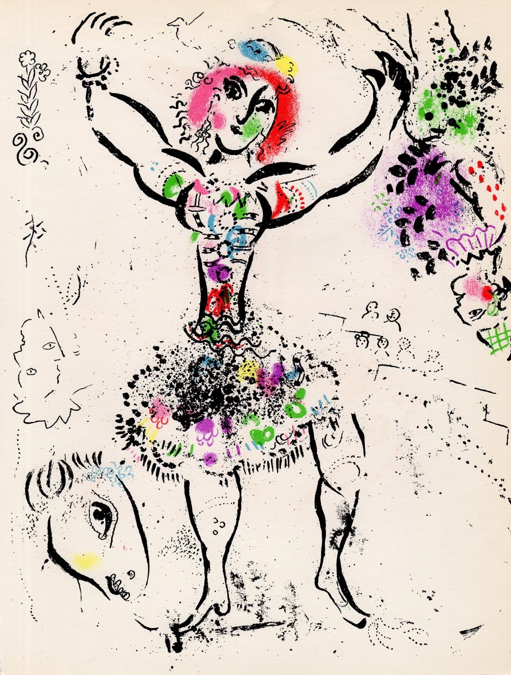 Marc Chagall | Woman Juggler (1960) | MutualArt