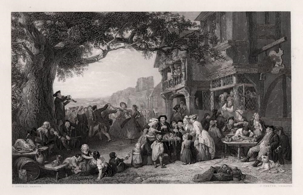 Frederick Goodall | The Village Festival (1850) | MutualArt