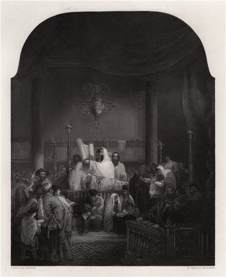 Solomon Alexander Hart | The Jewish Synogogue (1851) | MutualArt