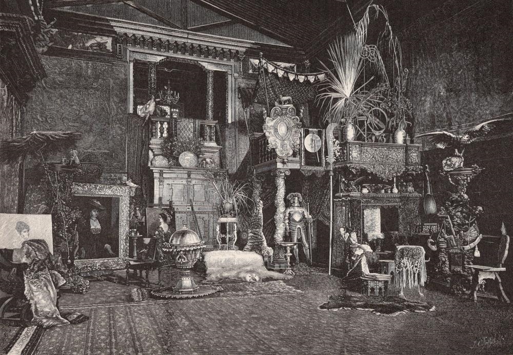 Hans Makart | In Makart's Large Studio (1875) | MutualArt