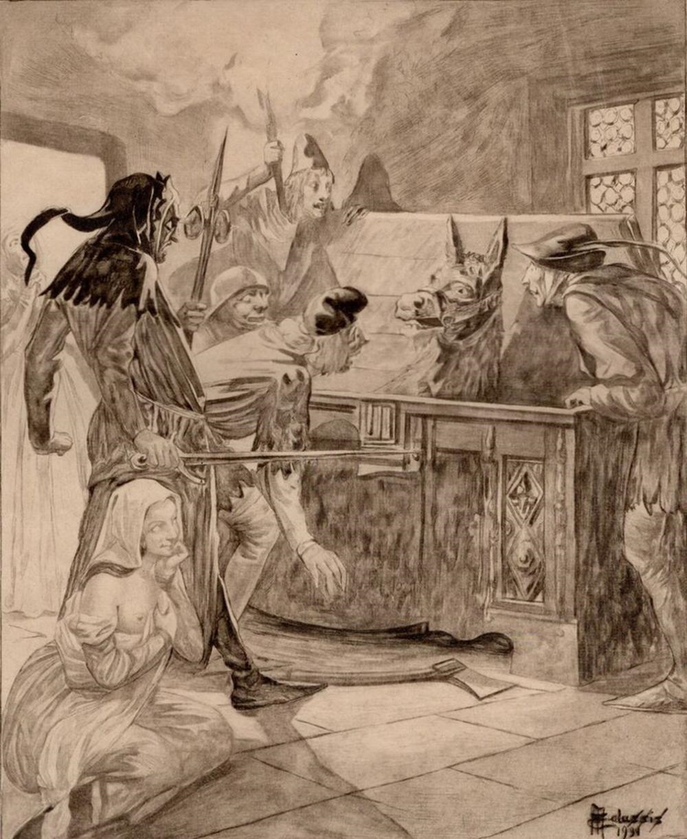 Edmond Malassis | Capturing the Donkey III (Capturer l'âne II) (Cent ...