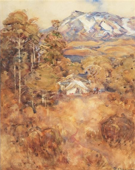 Margaret Olrog Stoddart | The Camp, National Park Ruapehu | MutualArt