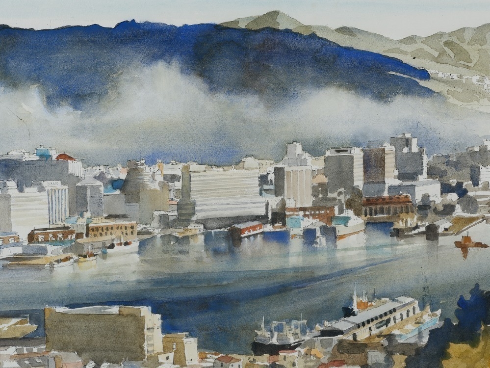 Peter McIntyre | Wellington Harbour | MutualArt