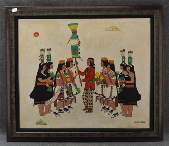 Baida Whitebead | Pueblo dancers (1990s) | MutualArt