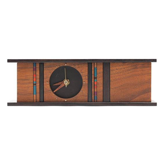 Robert Mckeown | Rosewood Table Clock (1980) | MutualArt