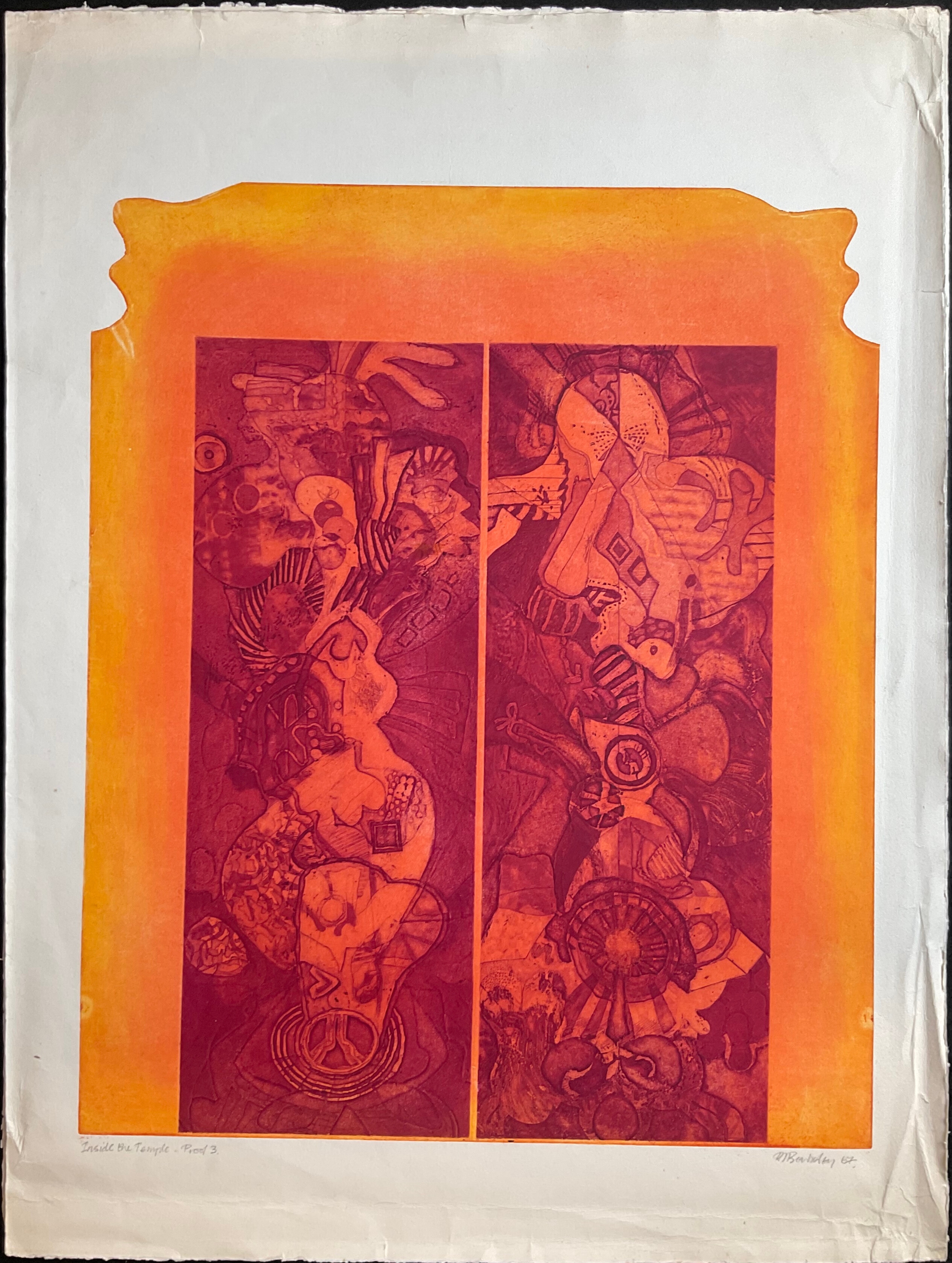 Stuart Berkeley | Inside the temple (1967) | MutualArt