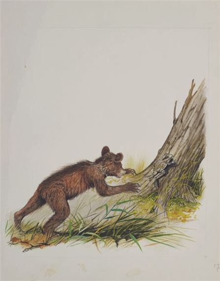 Patrick Oxenham | Teddy bear and toad (1977) | MutualArt