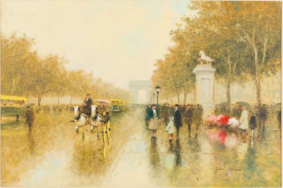 André Gisson | Paris Street Scene | MutualArt