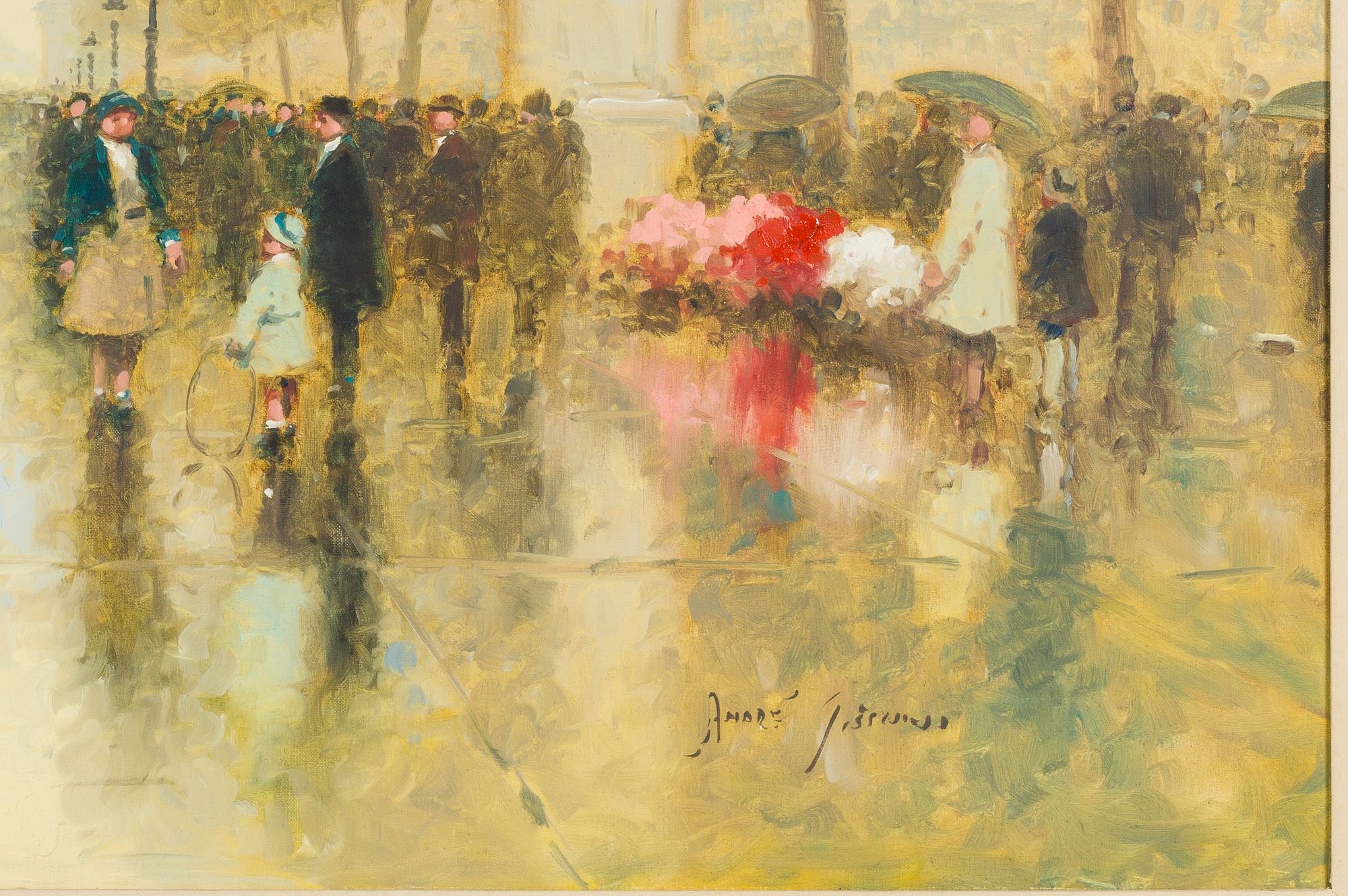 André Gisson | Paris Street Scene | MutualArt