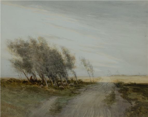William Tatton Winter | The Shadowed Road | MutualArt