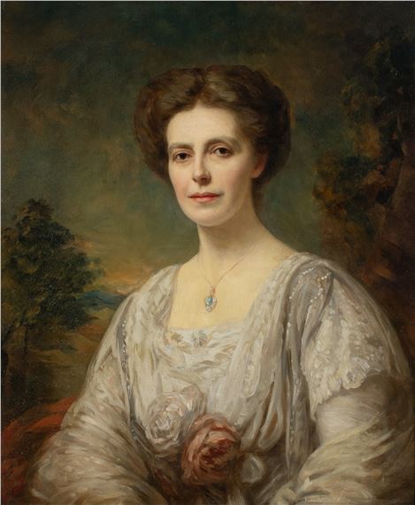 Ellis William Roberts | Portrait of The Hon Alice Bennett Sidebottom ...