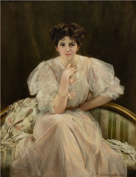 Thomas Benjamin Kennington | Portrait of Anne Struthers (née Kennington ...