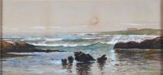 Edmund Darch Lewis | COASTAL SCENE (1899) | MutualArt