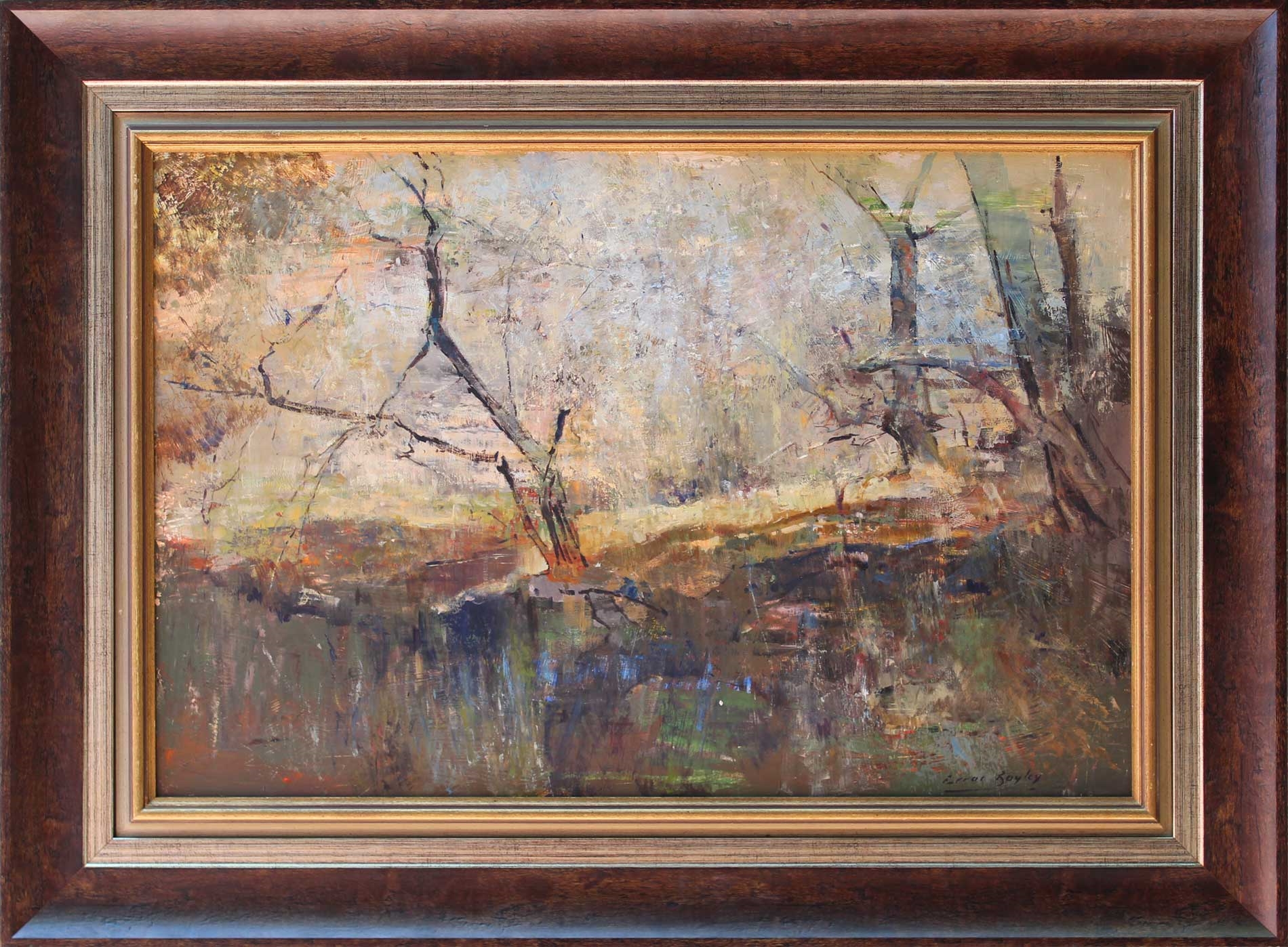 Errol Stephen Boyley | River Landscape with Trees | MutualArt