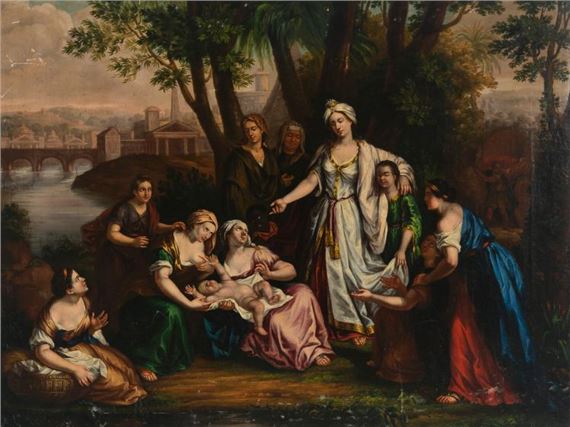 Italian School, 18th Century | The Finding of Moses | MutualArt