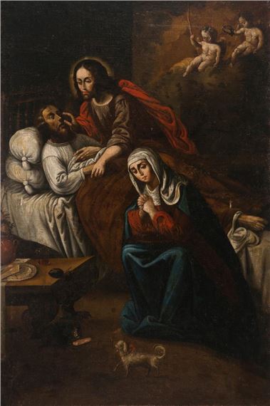 Basilio Santa Cruz Pumacallao | Death of Saint Joseph (17th Century ...