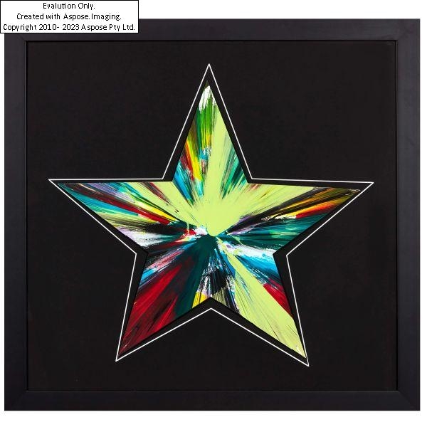 Damien Hirst | Star (Spin painting (2009) | MutualArt