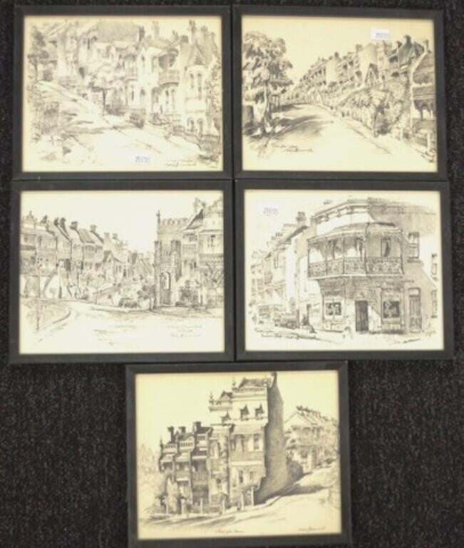 Cedric Emanuel | Five Cedric Emanuel lithographs | MutualArt