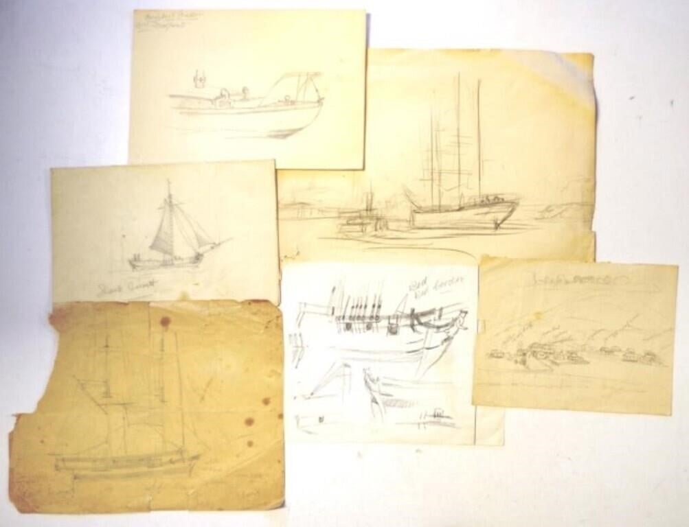 John Charles Allcot | Collection of Drawings and Ephemera | MutualArt