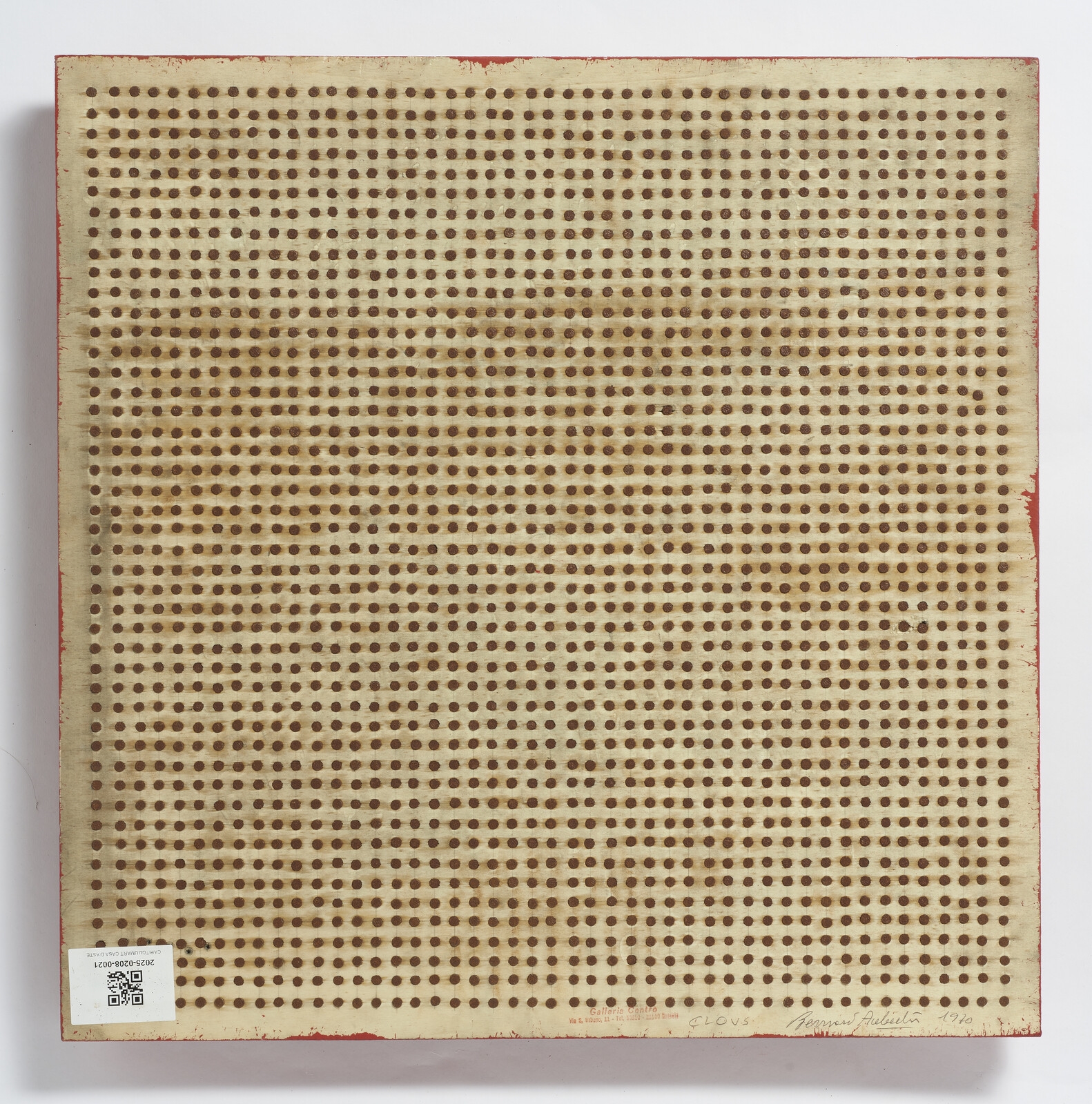Bernard Aubertin | TABLEAU CLOUS (1970) | MutualArt