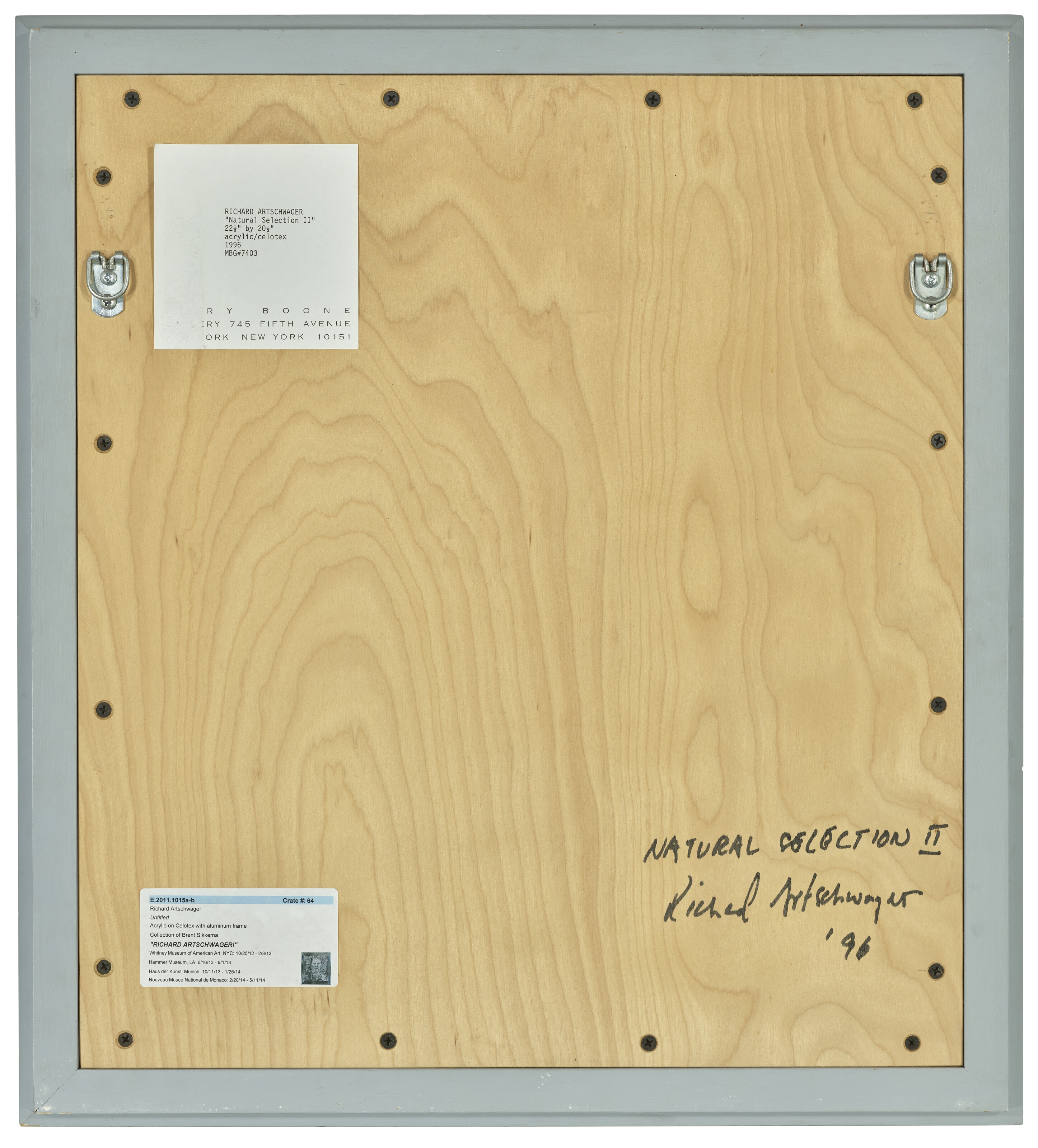 Richard Artschwager | Natural Selection II (1996) | MutualArt
