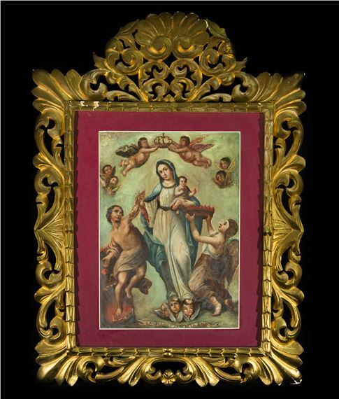 Novo-hispanic School, 17th Century | Escuela Novohispana del siglo XVII - Coronación de la ...