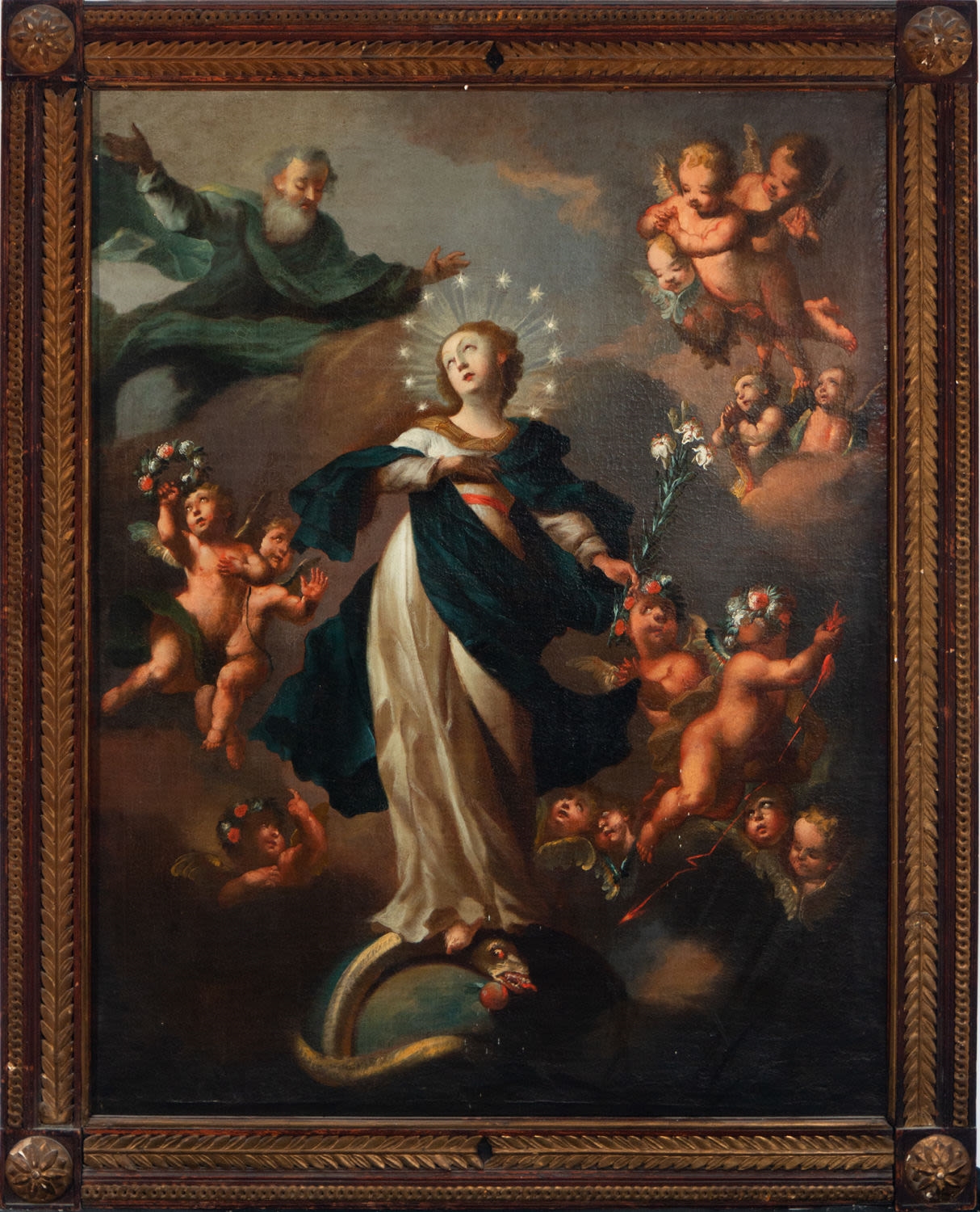Neapolitan School, 17th Century | Virgen Inmaculada | MutualArt