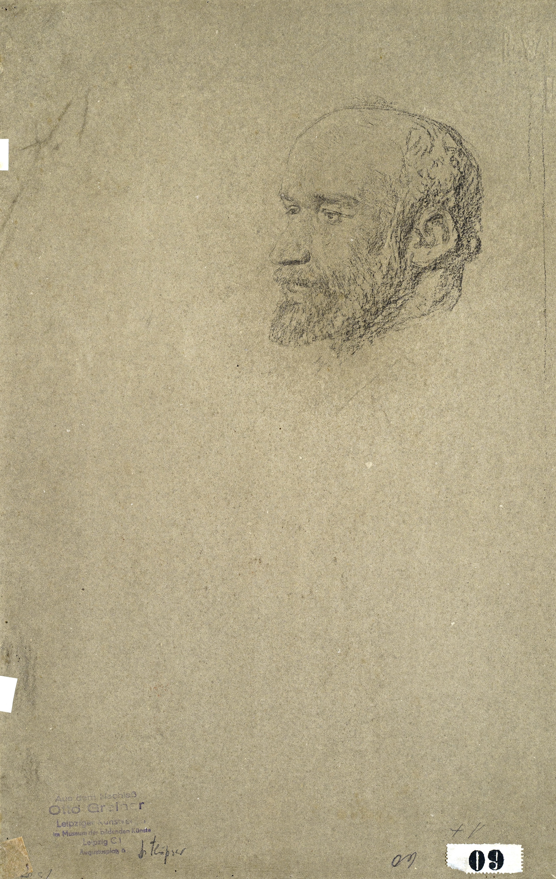 Otto Greiner | Bildnis Nannina Greiner, die Gattin des Künstlers (Circa ...