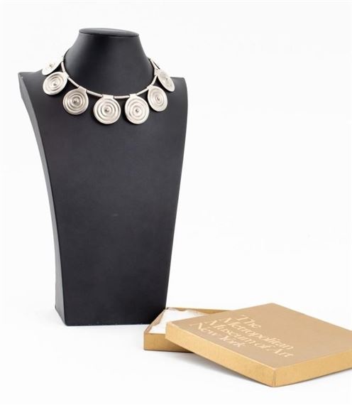 Jewelry | Silver Plate Reproduction Bronze Age Necklace | MutualArt