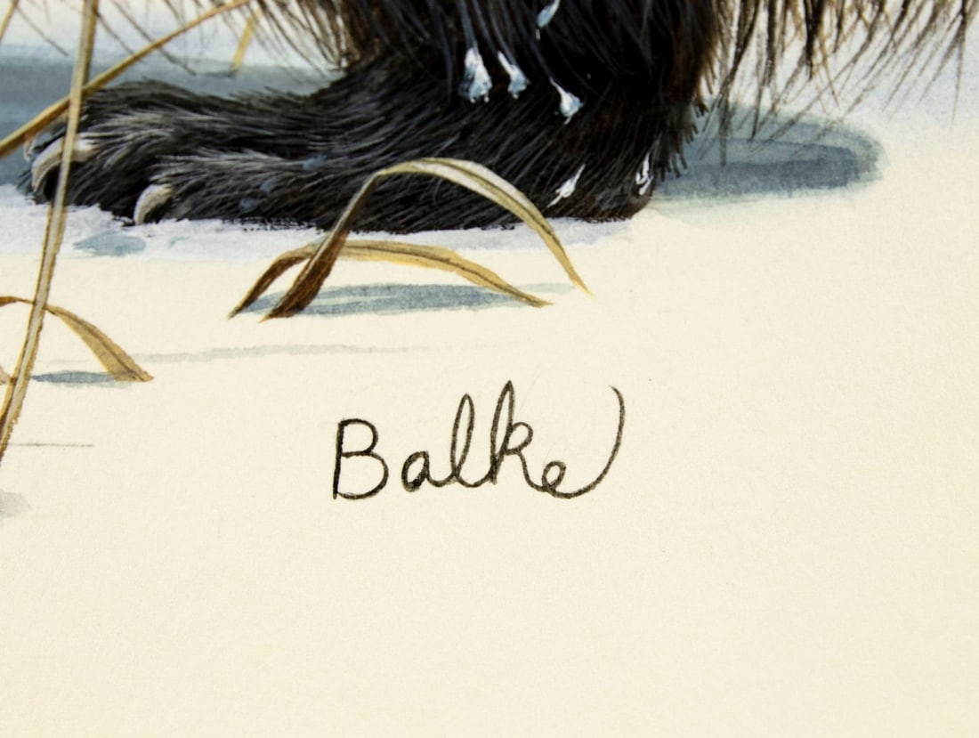 Don Balke | Michigan Wolverine and White Pine | MutualArt