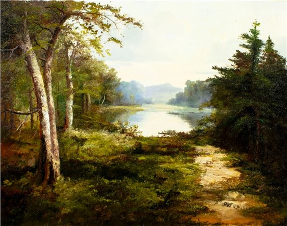 Ron Williams | Forest Lake Landscape | MutualArt