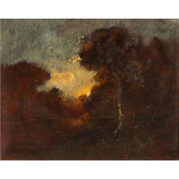 William Keith | Pond in the Woods | MutualArt