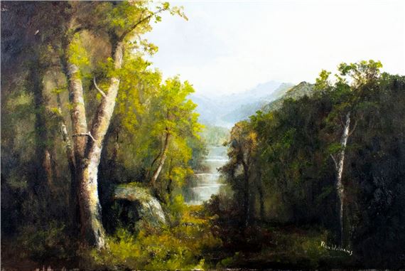 Ron Williams | Mountain Stream Landscape | MutualArt
