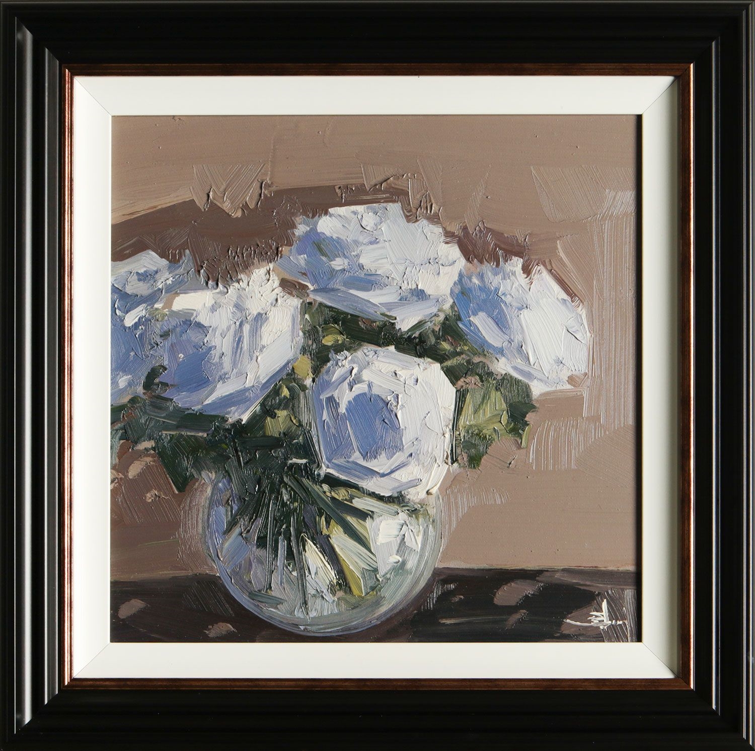 Vivek Mandalia | WHITE ROSES IN A VASE | MutualArt