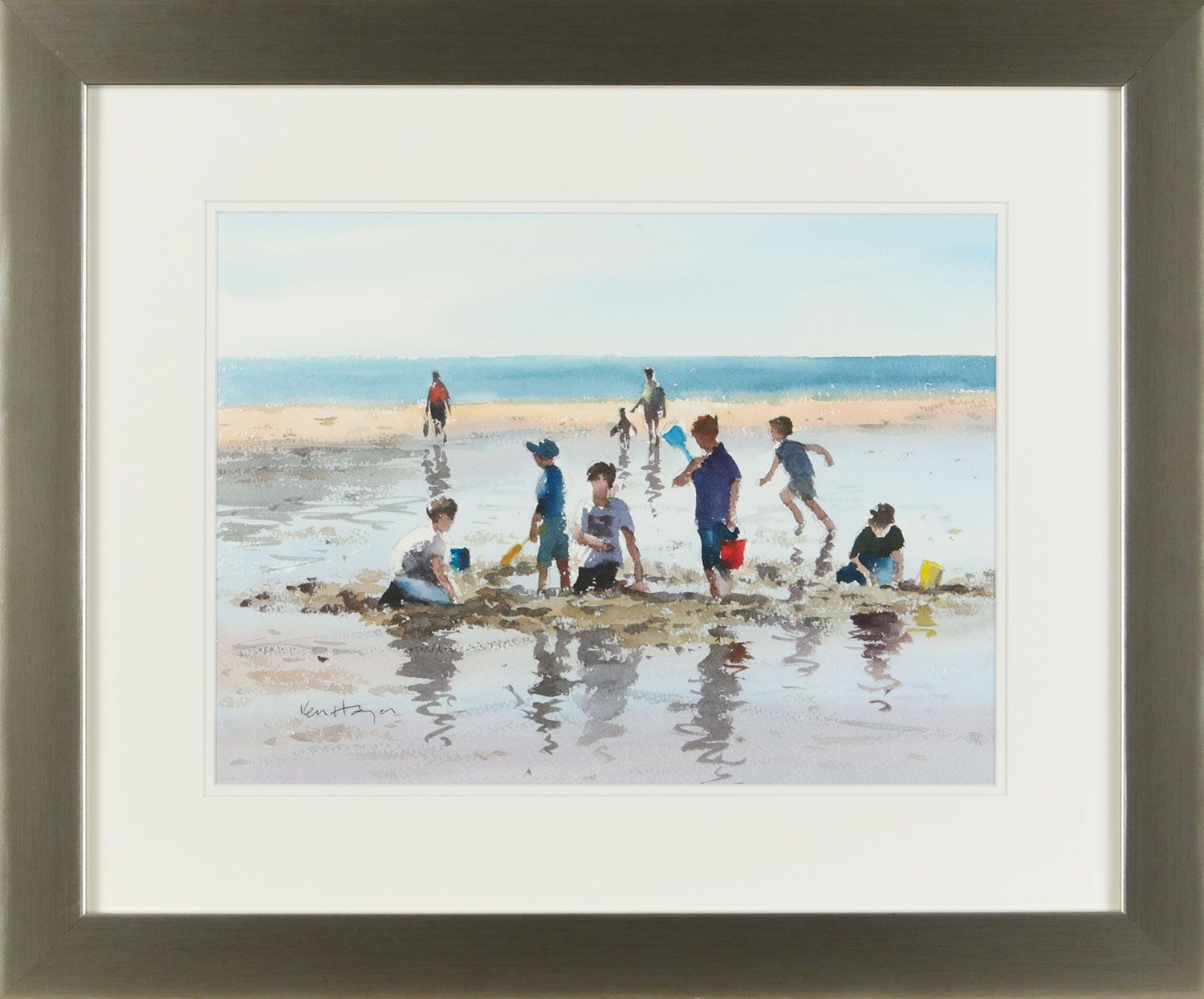 Kenny Hayes | FUN AT THE BEACH | MutualArt