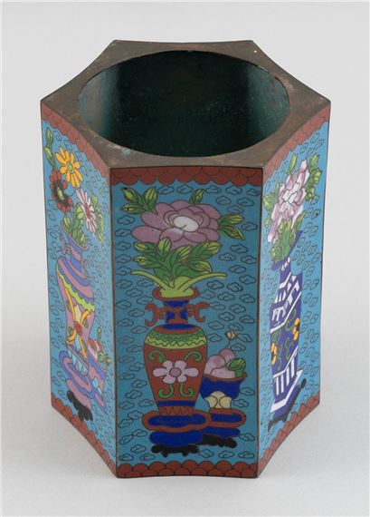 Qianlong | CHINESE HEXAGONAL BRUSH POT (19th Century 20th Century ...