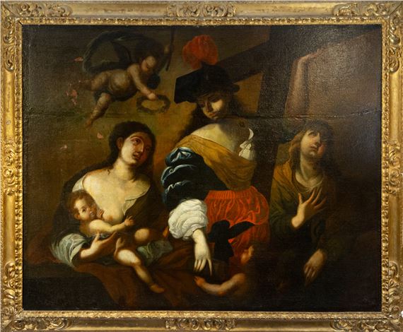 Juan del Castillo | Santa Helena de Constantinopla portando la Santa ...