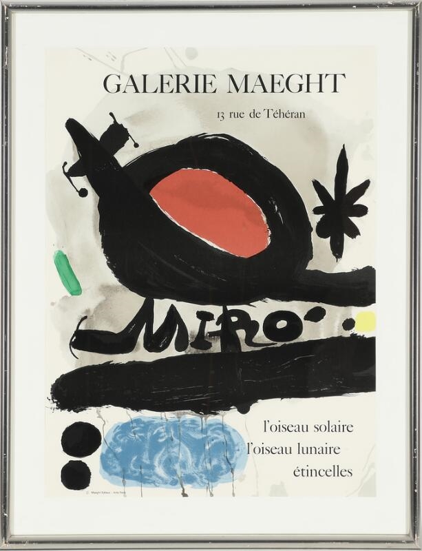 Joan Miró | Five lithographic exhibition posters, one signed in print ...