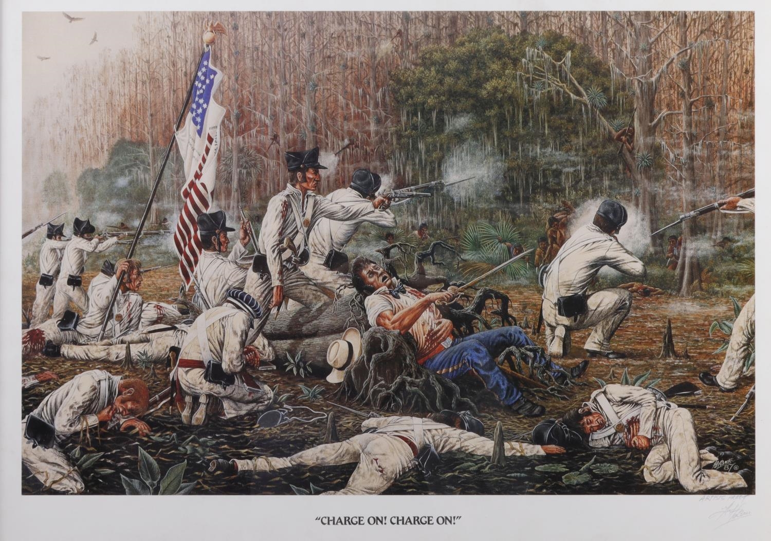 Guy Labree | GUY LABREE BATTLE OF OKEECHOBEE ARTIST PROOF | MutualArt