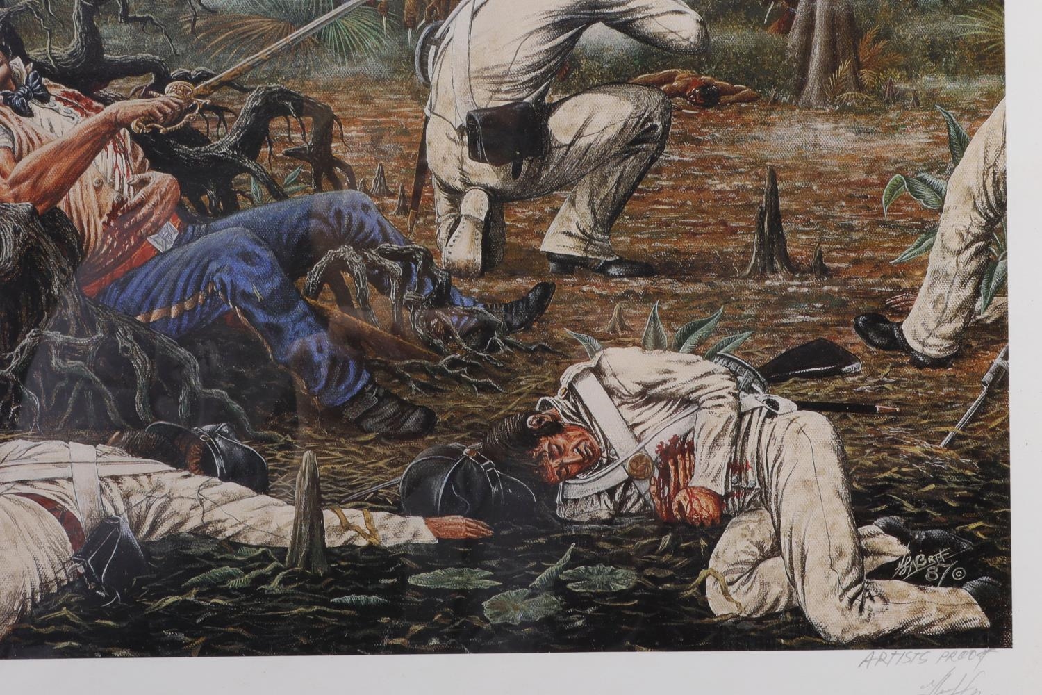 Guy Labree | GUY LABREE BATTLE OF OKEECHOBEE ARTIST PROOF | MutualArt