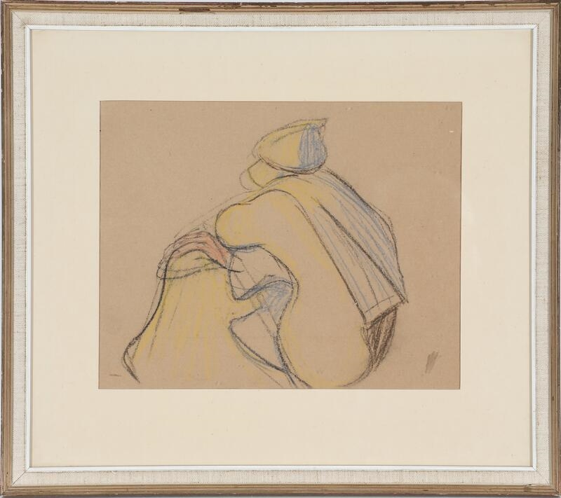 Jens Ferdinand Willumsen | Seated figure (1914) | MutualArt