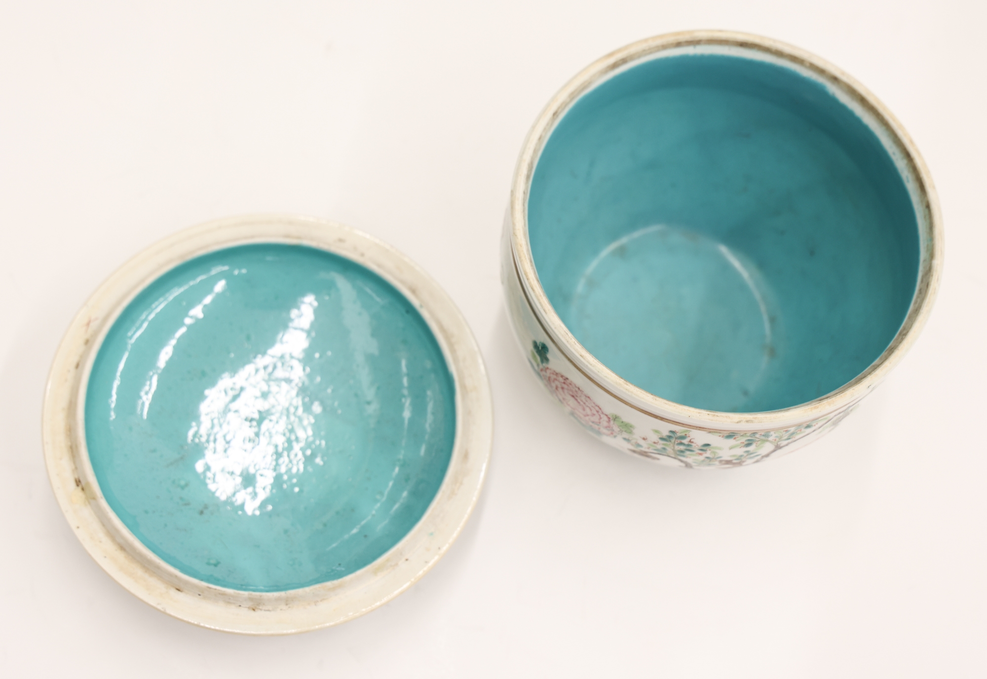 Monkey | Fine Chinese Enameled Porcelain Covered Bowl | MutualArt