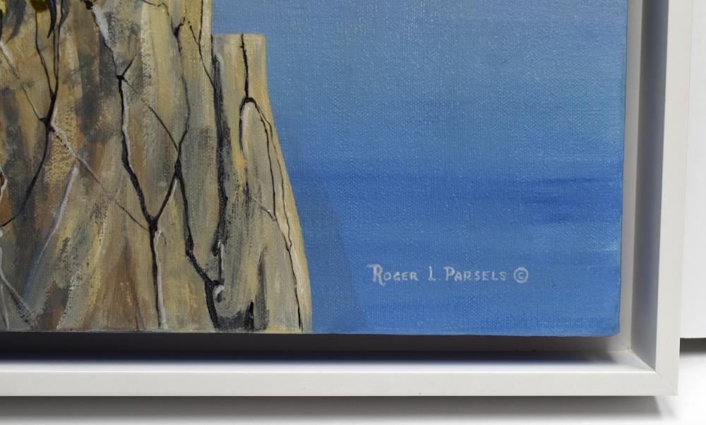 Roger L. Parsels | Roger Parsels Gyrfalcon Painting Realism 20 x 24 in ...