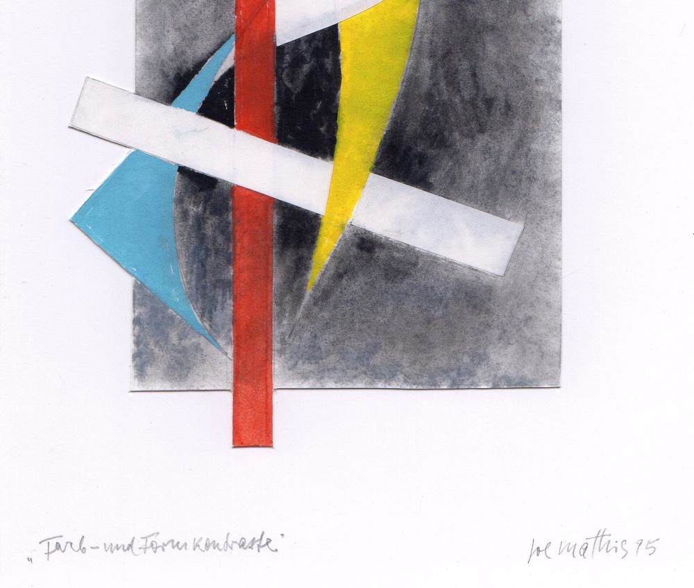 Josef Johann Mathis | Mathis Original Gouache Color and Shape Contrasts ...