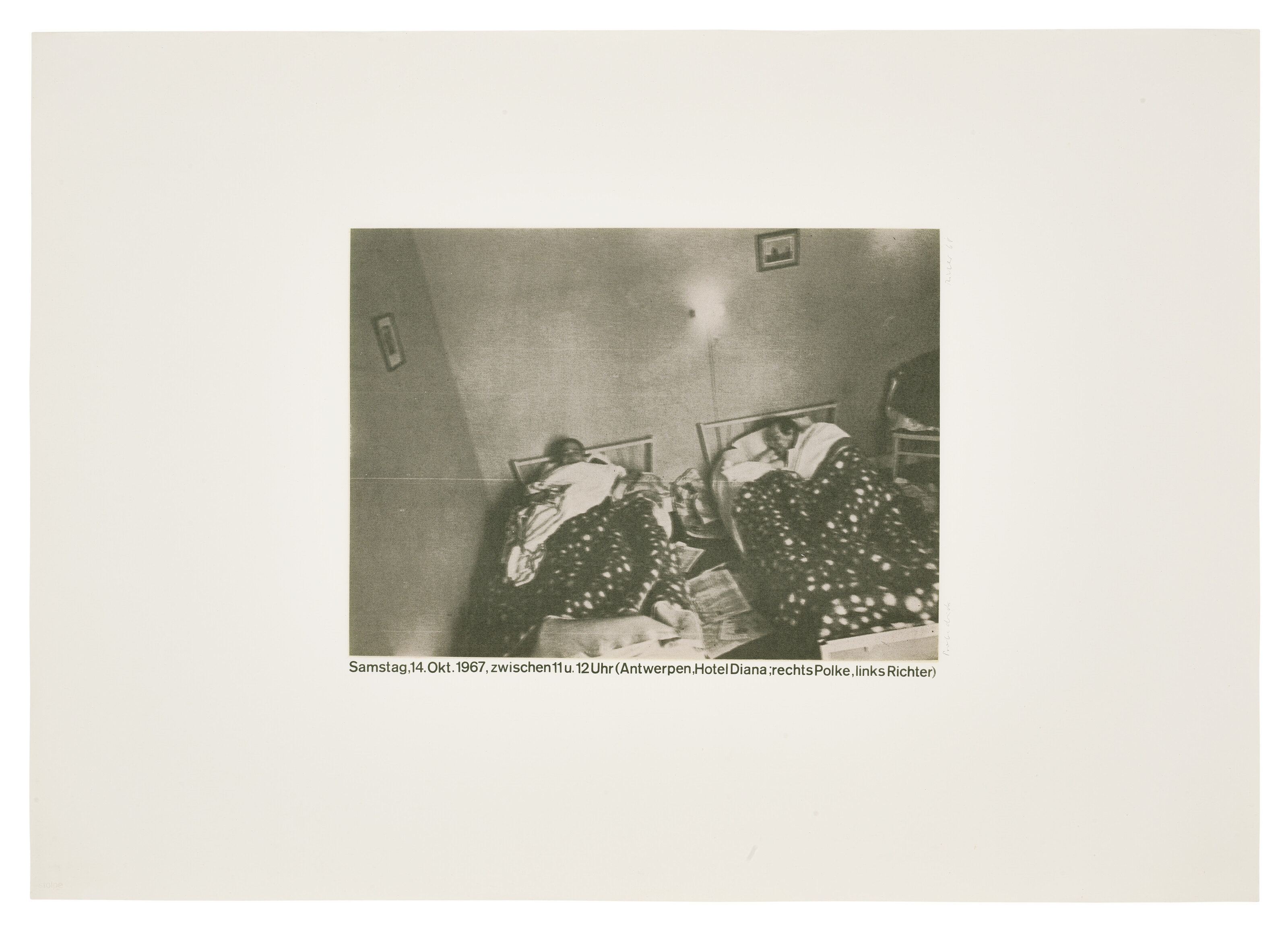 Gerhard Richter | Hotel Diana, from Grafik des Kapitalistischen ...