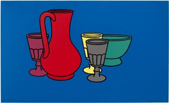 Patrick Caulfield | Café Interior: Afternoon (1973) | MutualArt