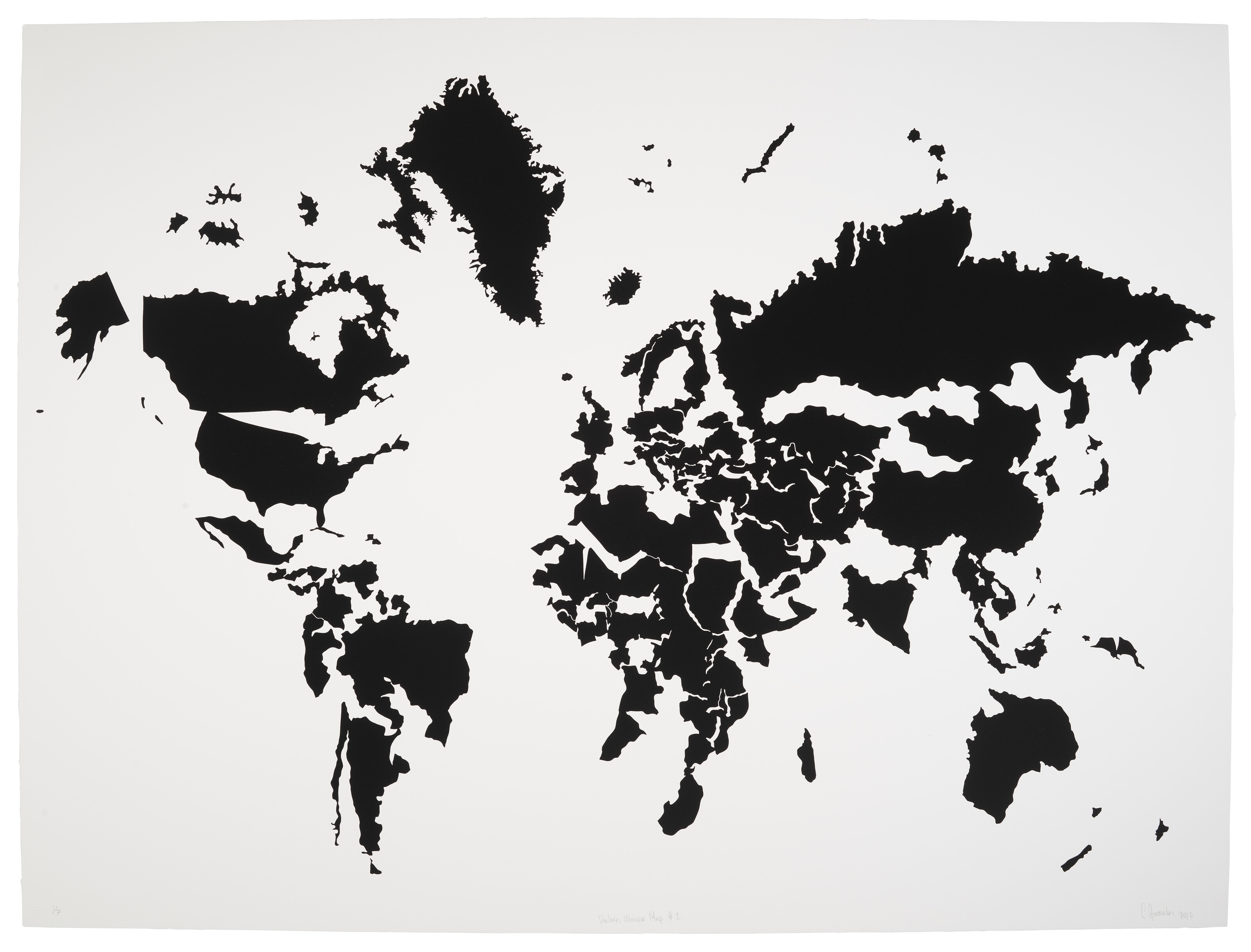 Carlos Amorales | Useless Wonder Maps 1-4 (2010) | MutualArt