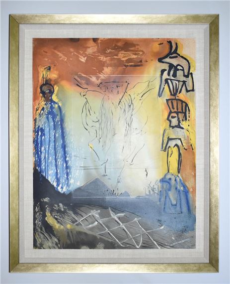 Salvador Dalí | Salvador Dali Moses Monotheism Etching/Lithograph ...